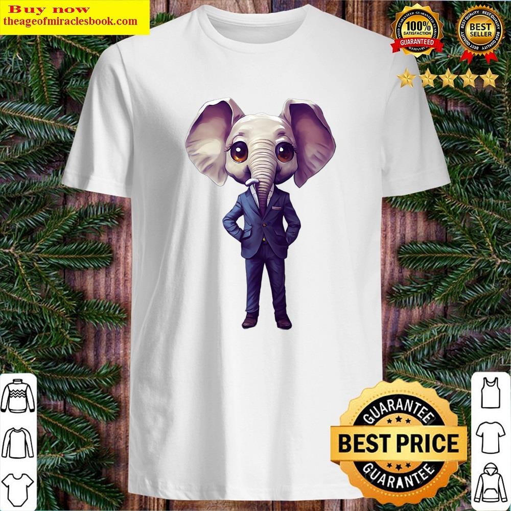 Coolnimals Cute Elephant Wearing A Suit Animals In Clothes Shirt
