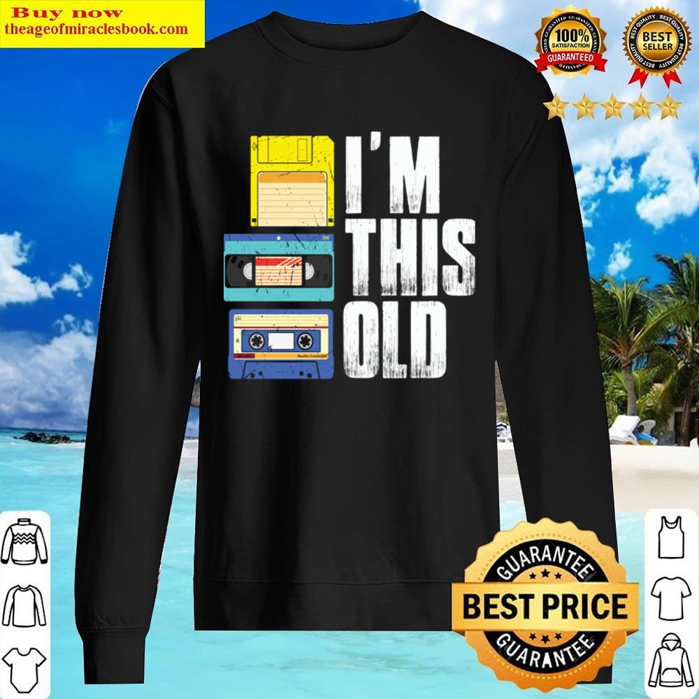 Im This Old Retro Vintage Cassette Tape Floppy Disk Vhs Essential Shirt