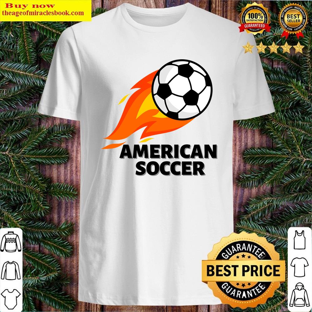 National America Flag Usa American Football Fan Soccer Team Sticker Shirt