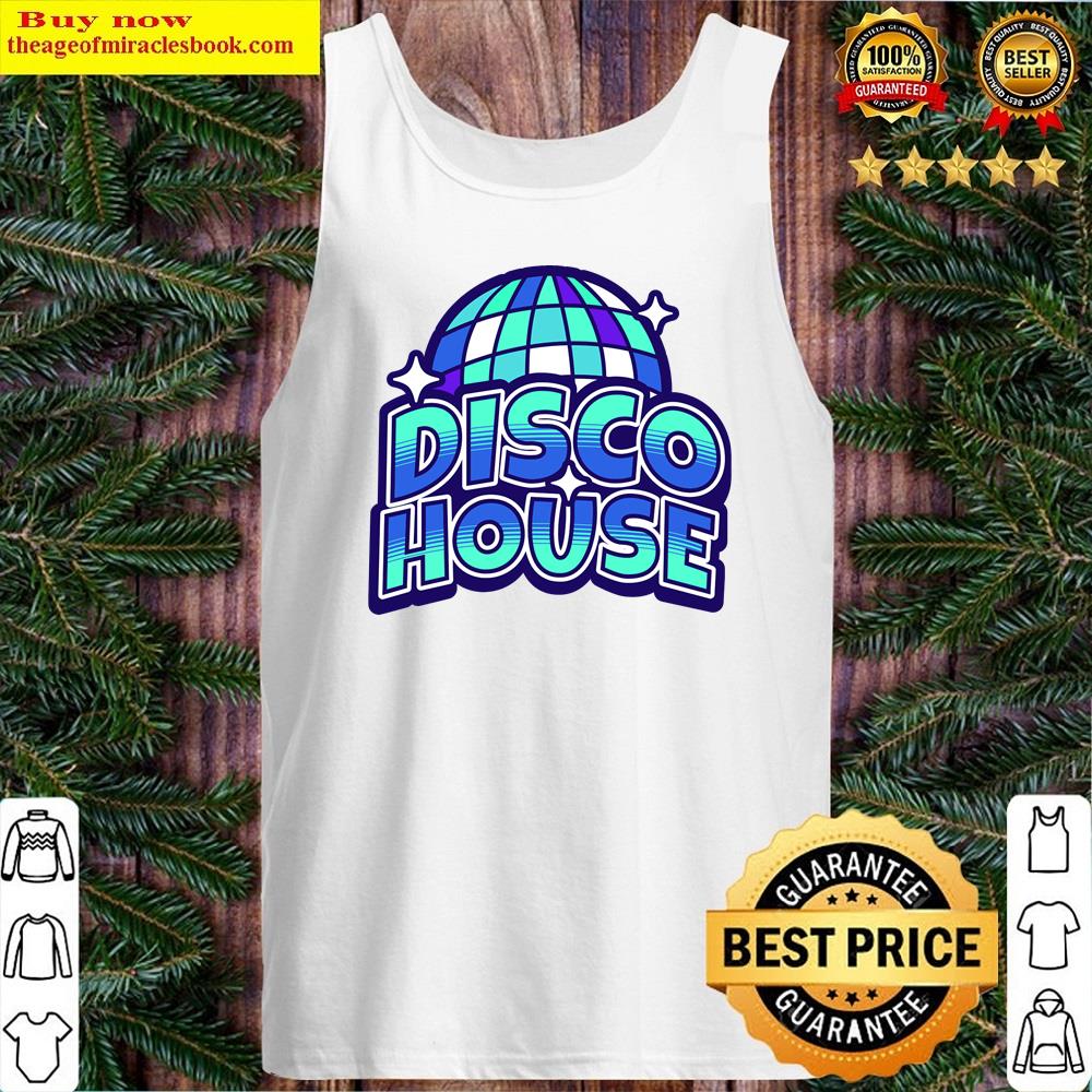 Disco House Y2k Disco Ball Purpleaqua Blue Shirt, Hoodie, Tank Top ...