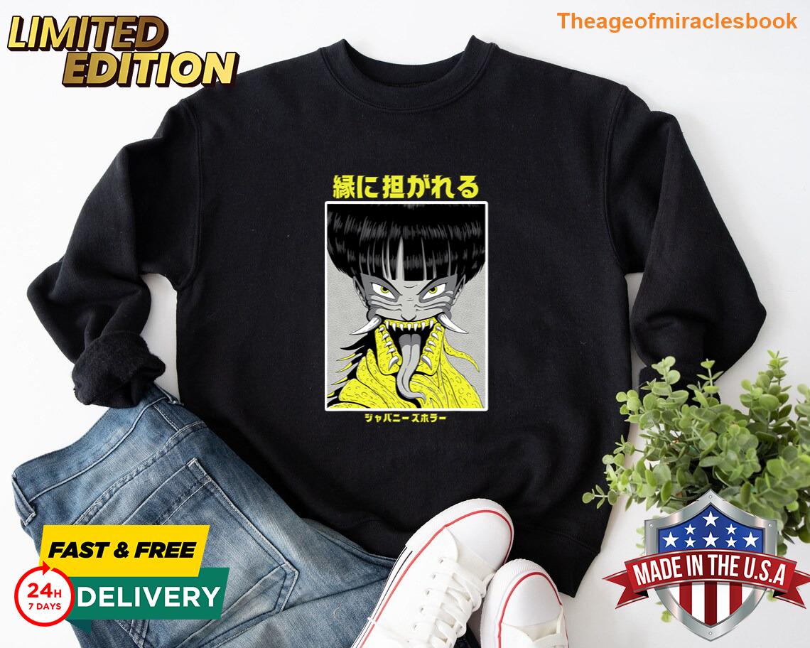 Japanese Horror Yurei Anime Horror Onryo Horror Manga T-shirt