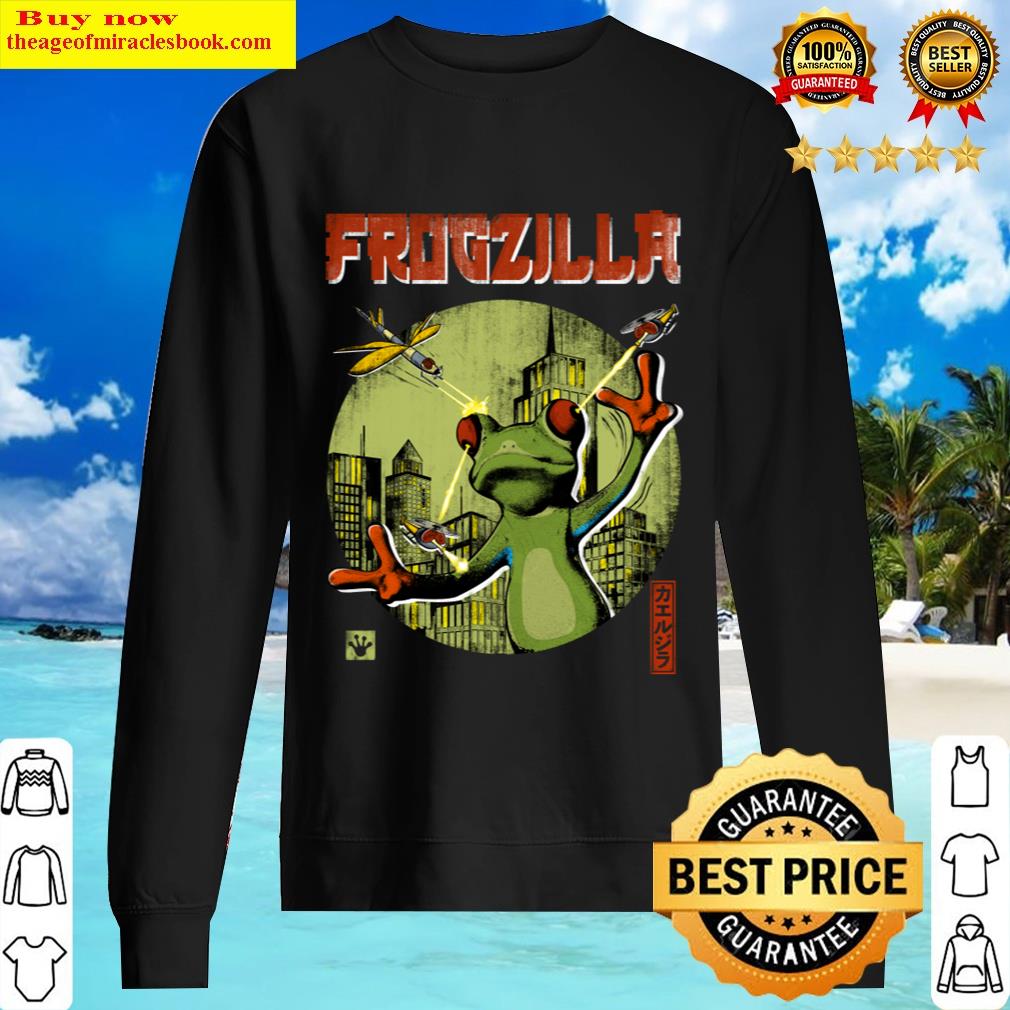 Godzilla Frogzilla In The City T-shirt