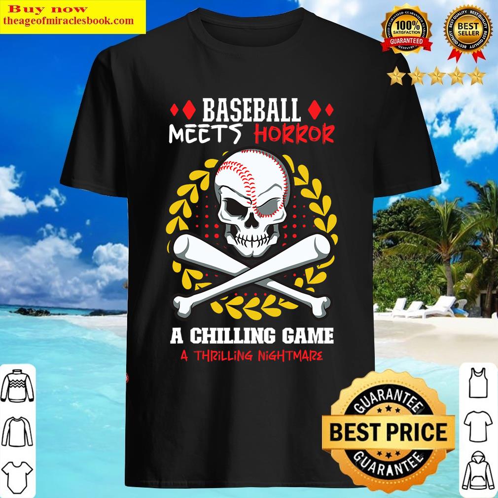 Horror Baseball Cards Baseball Player Baseball Fan T-shirt