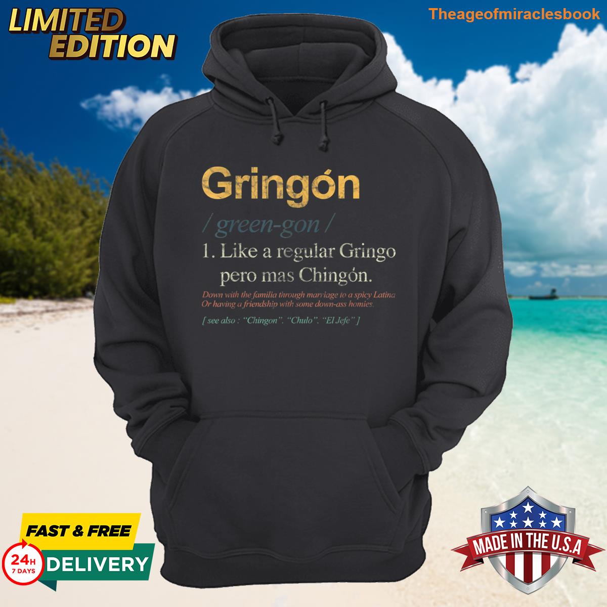 Gringon Like A Regular Gringo Pero Mas Chingon T-shirt
