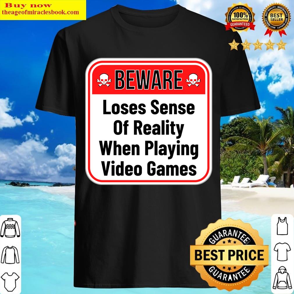 Beware Loses Sense Of Reality When Playing Video Games Funny Warning ...
