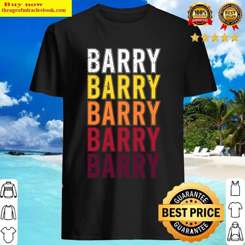 Vintage Barry First Name Barry T-shirt