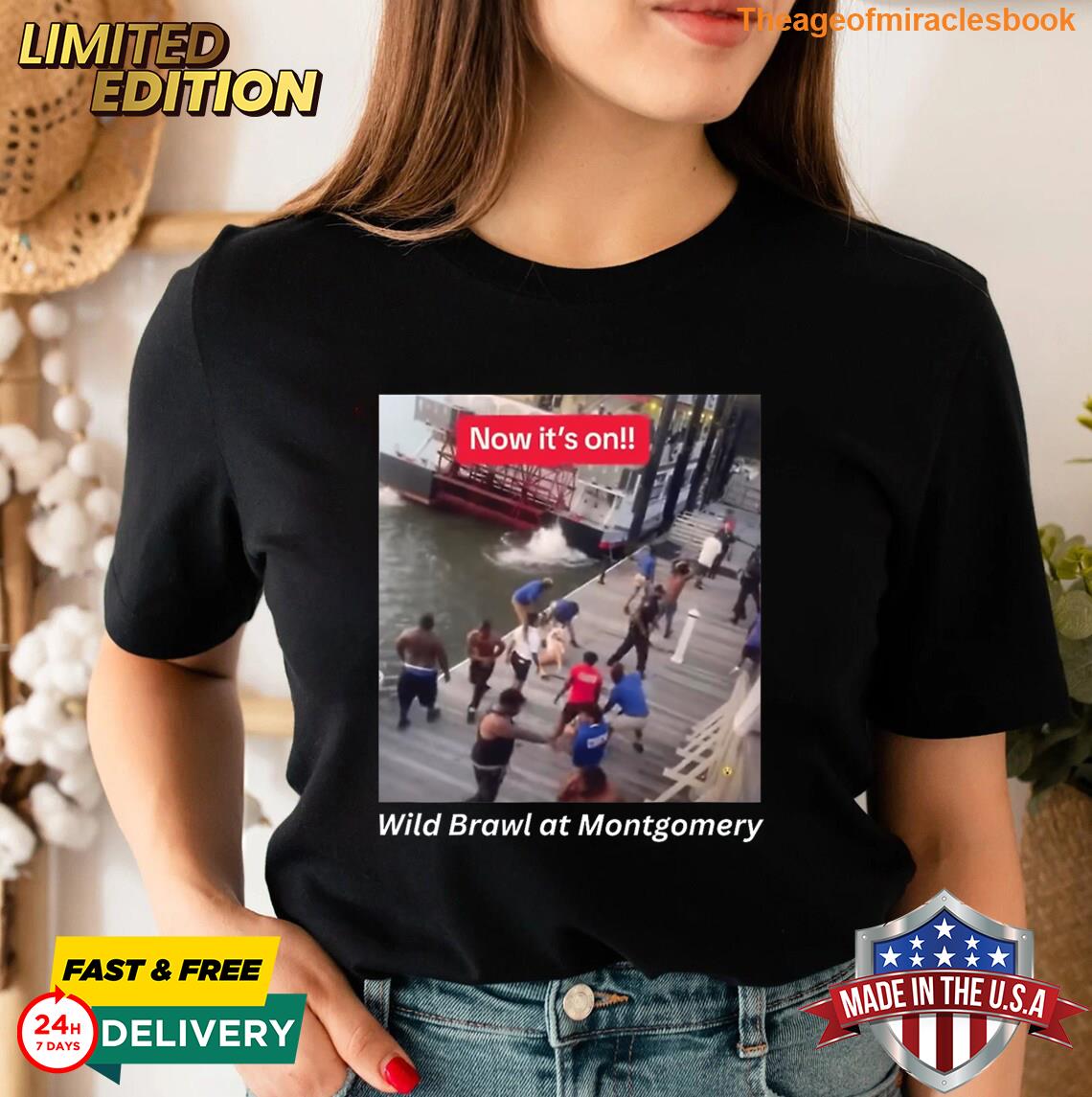 Brawl At Riverfront Park Montgomery Alabama Brawl Tee T-shirt