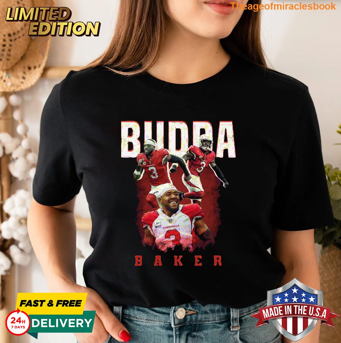 Budda Baker Football Poster Style T-shirt