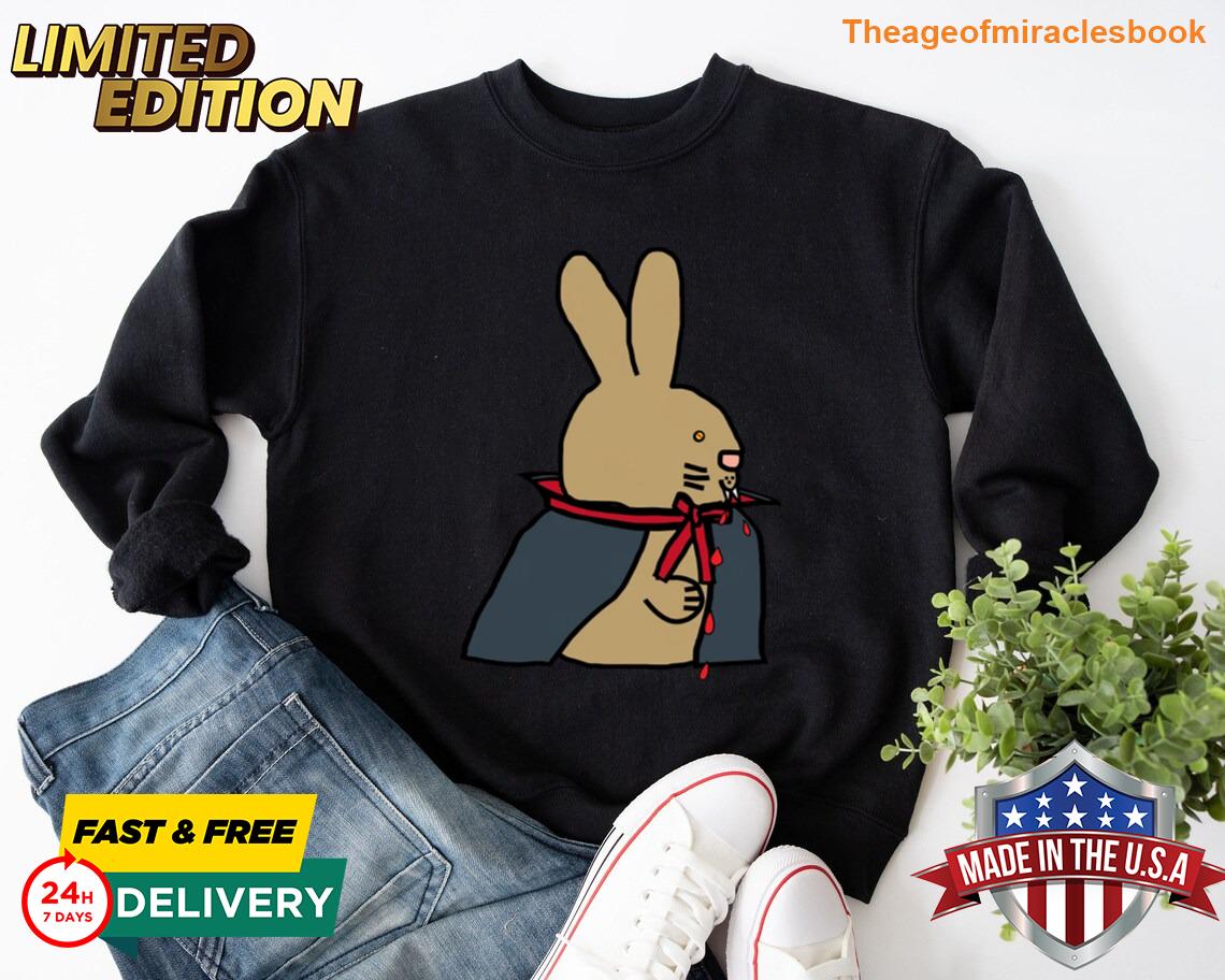 Halloween Horror Vampire Bunny Rabbit T-shirt