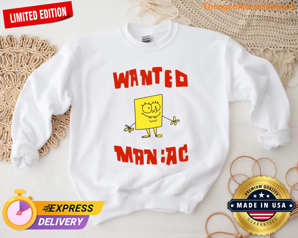Spongebob Squarepants Wanted Maniac T-shirt