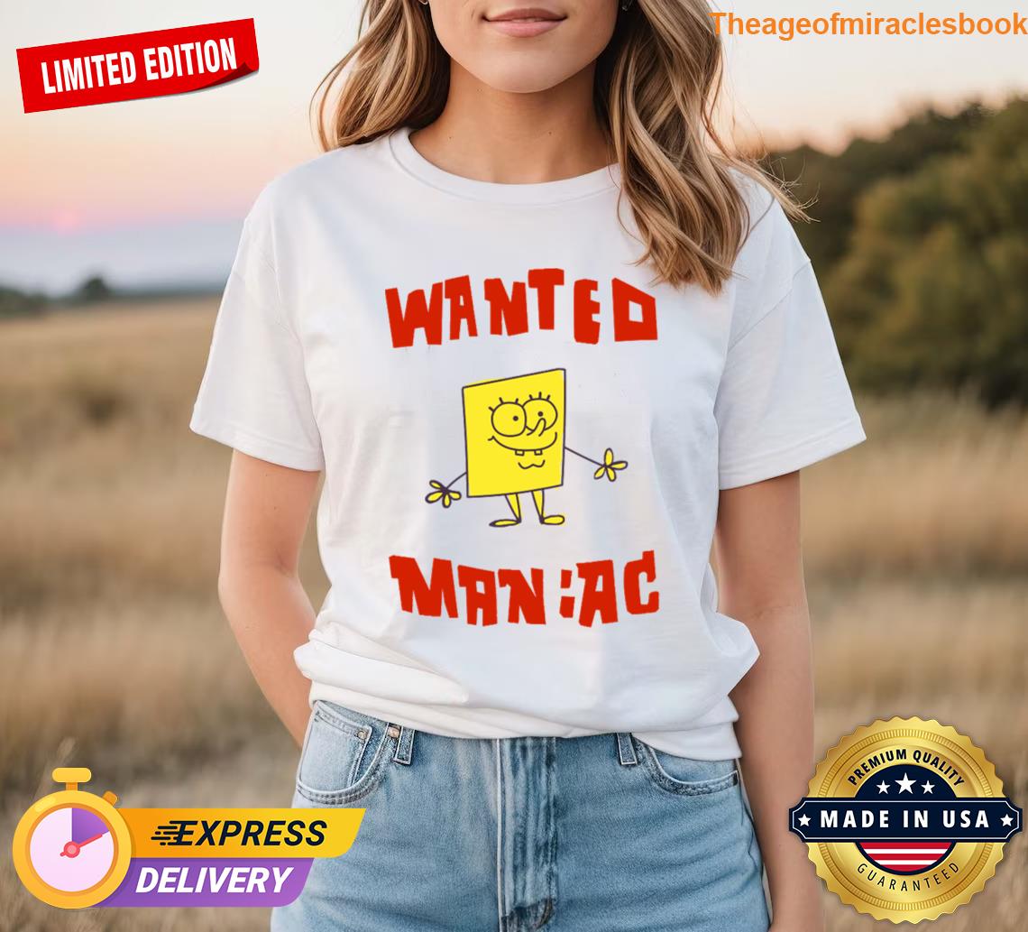 Spongebob Squarepants Wanted Maniac T-shirt