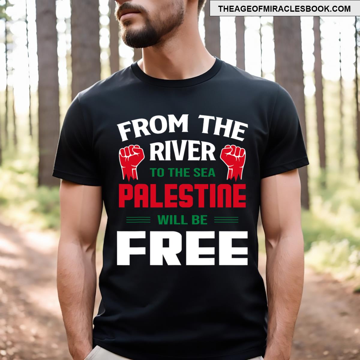 Free Palestine Arabic Support Palestine And Keffiyeh Palesti T-shirt