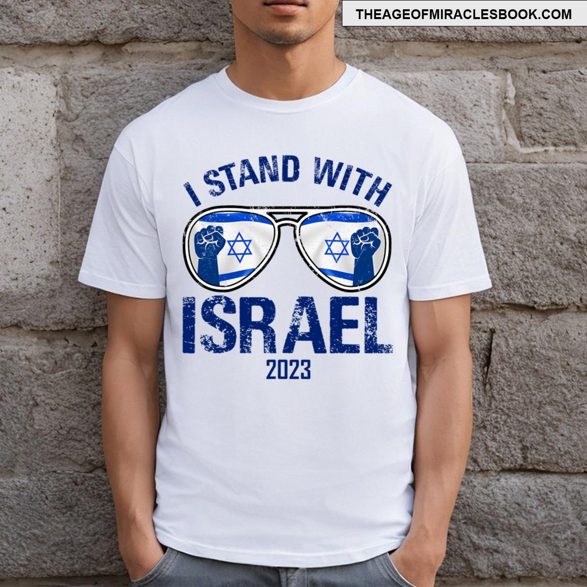 Support Pray For Israel Flag 2023 Free I Stand With Israel T-shirt