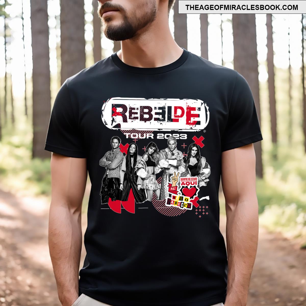 Rbd Rebelde Tour 2023 Rebelde Concert T-shirt