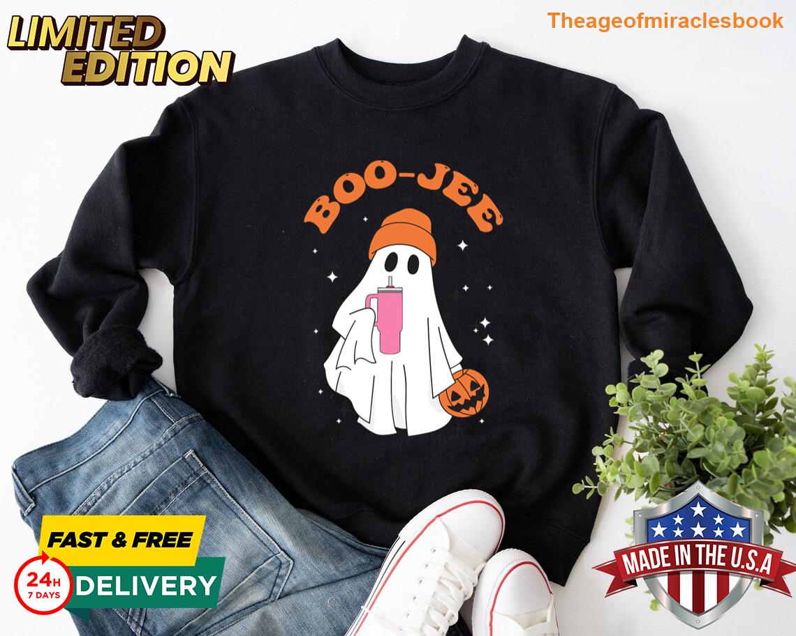 Spooky Season Cute Ghost Halloween Costume Boujee Boojee T-shirt