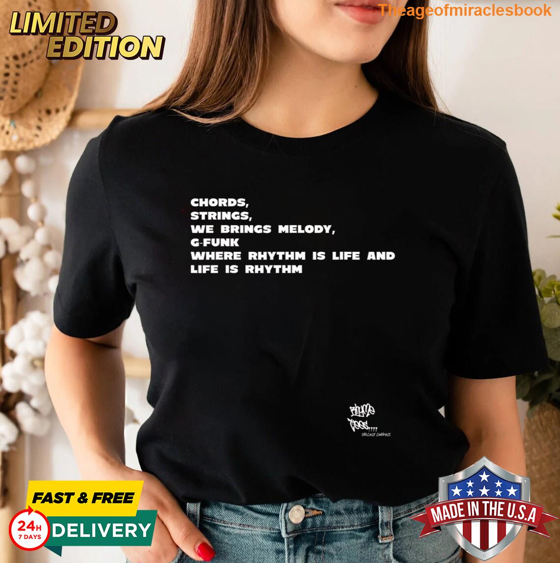 Old School Rap Hip Hop Merch Regulate Warren Rhythm Is Life T-shirt