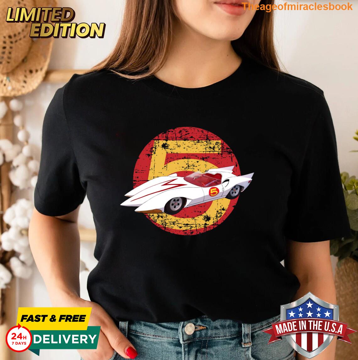 Mach 5 Distressed T-shirt