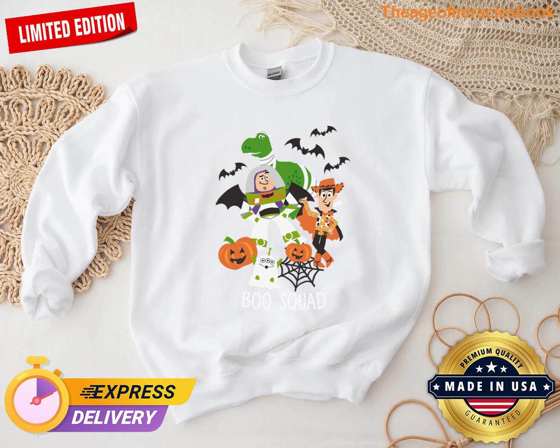 Disney Pixar Toy Story Halloween Boo Squad Cartoon Sketch T-shirt