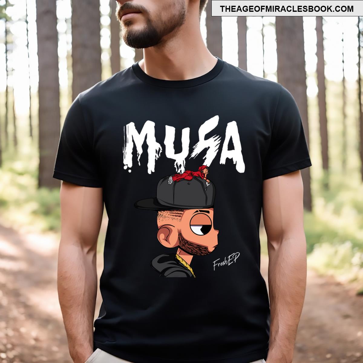 Y2k Cartoon Design Musa By Fresh Ep Outfit Men Tee T-shirt