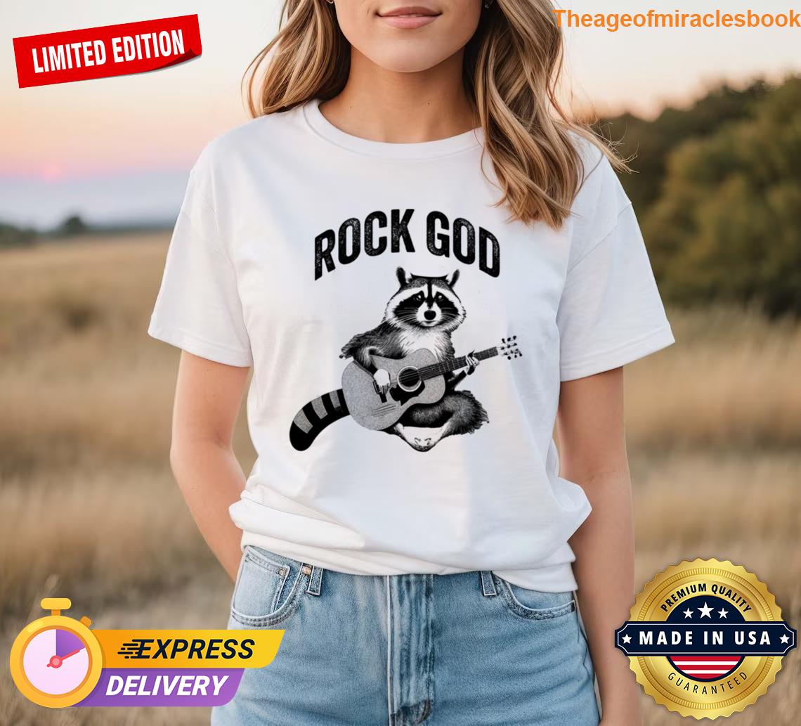 Rock God Raccoon Essential T-shirt