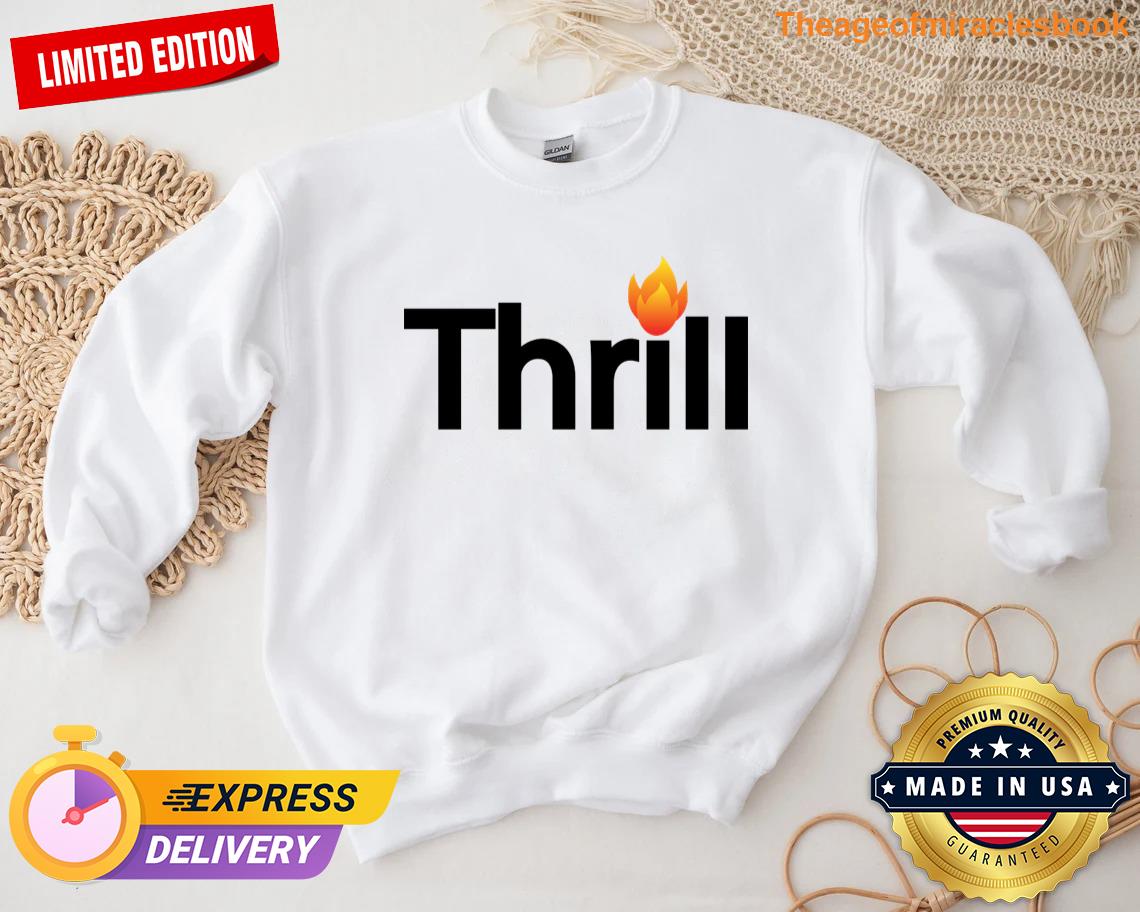 Thrill Typographic Logo Design T-shirt