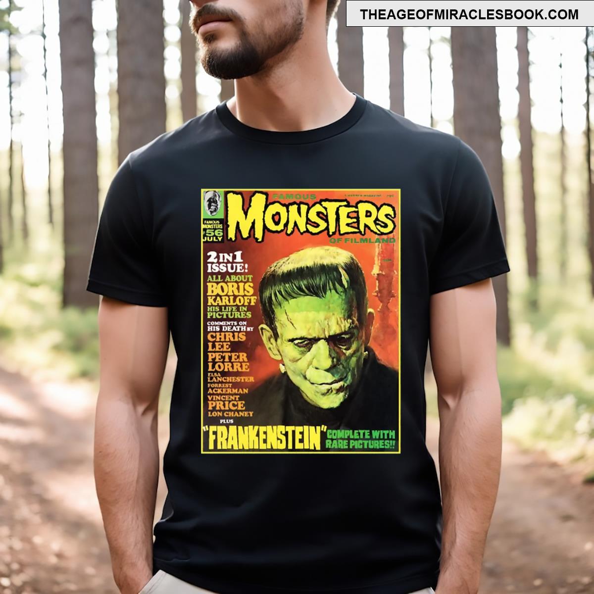 Famous Monsters Frankenstein T-shirt