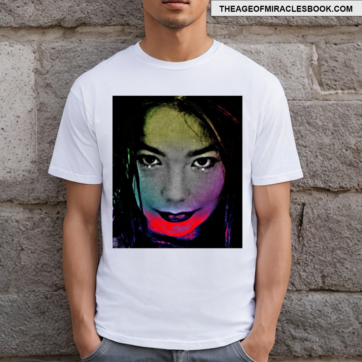 Bjork Pop Art Portrait T-shirt