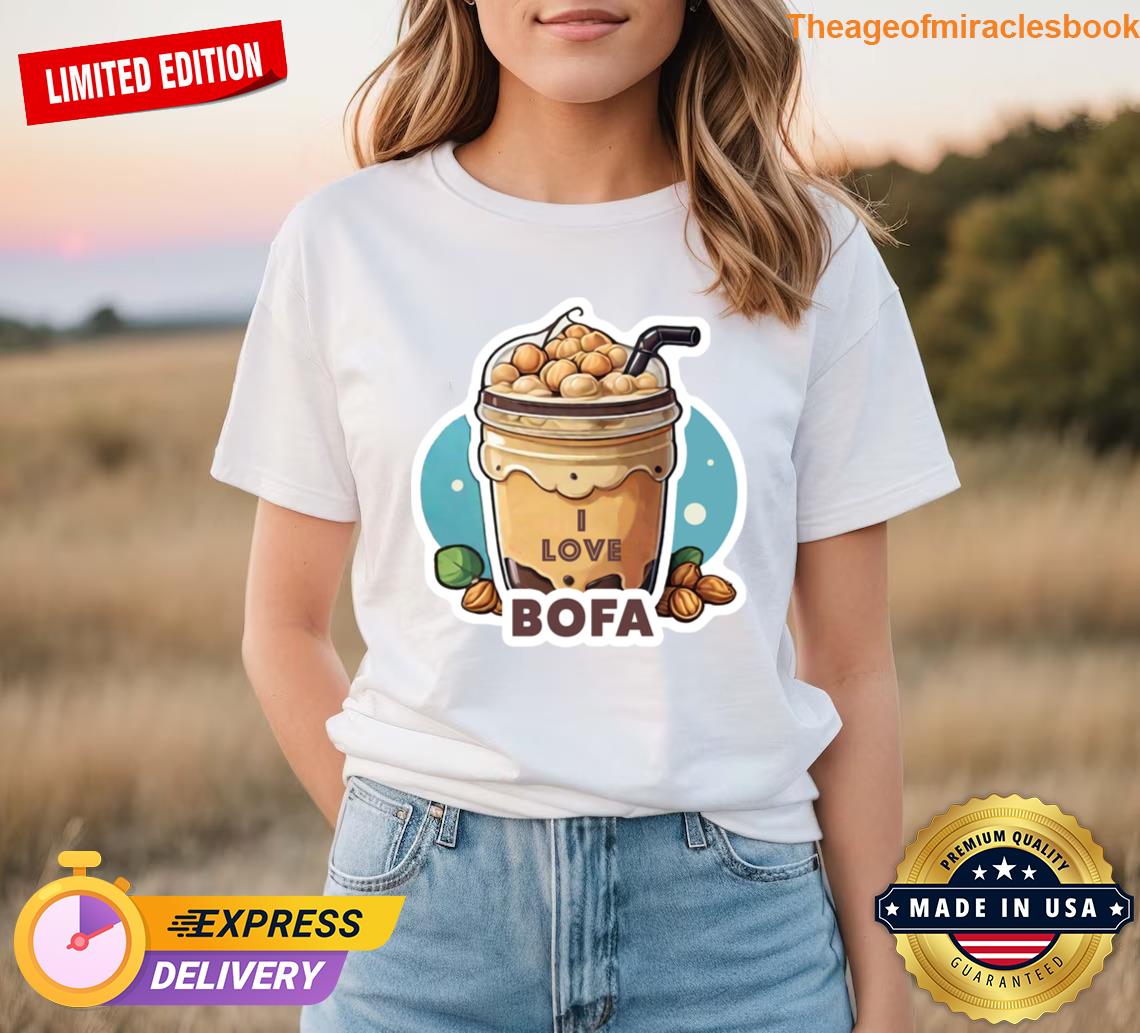 Hazelnut Boba Bubble Tea Bofa Deez Nuts T-shirt
