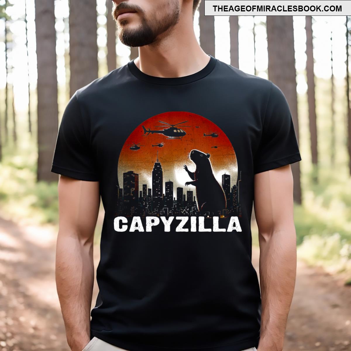 Capyzilla Bliss Cute And Cuddly Tee Celebrating The World\'s Largest ...