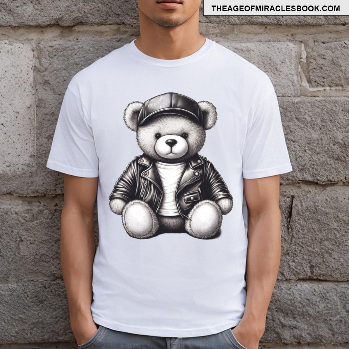 Leather Cub Teddy Bear T-shirt