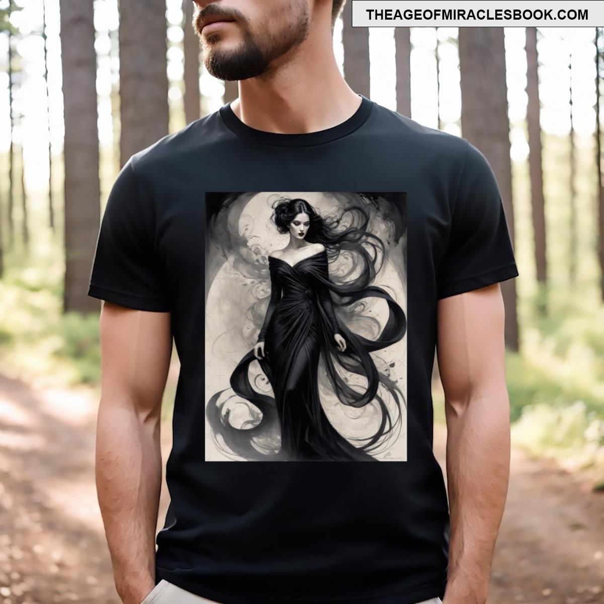 Ethereal Enigma Mysterious Horror Art Tendrils Black Ink Anime ...