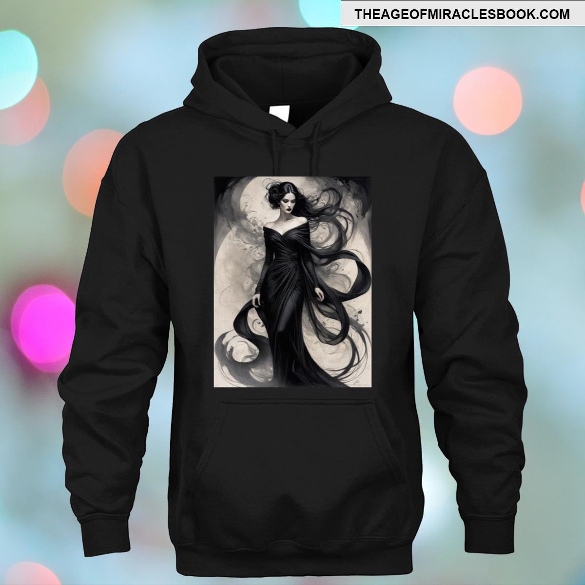 Ethereal Enigma Mysterious Horror Art Tendrils Black Ink Anime ...