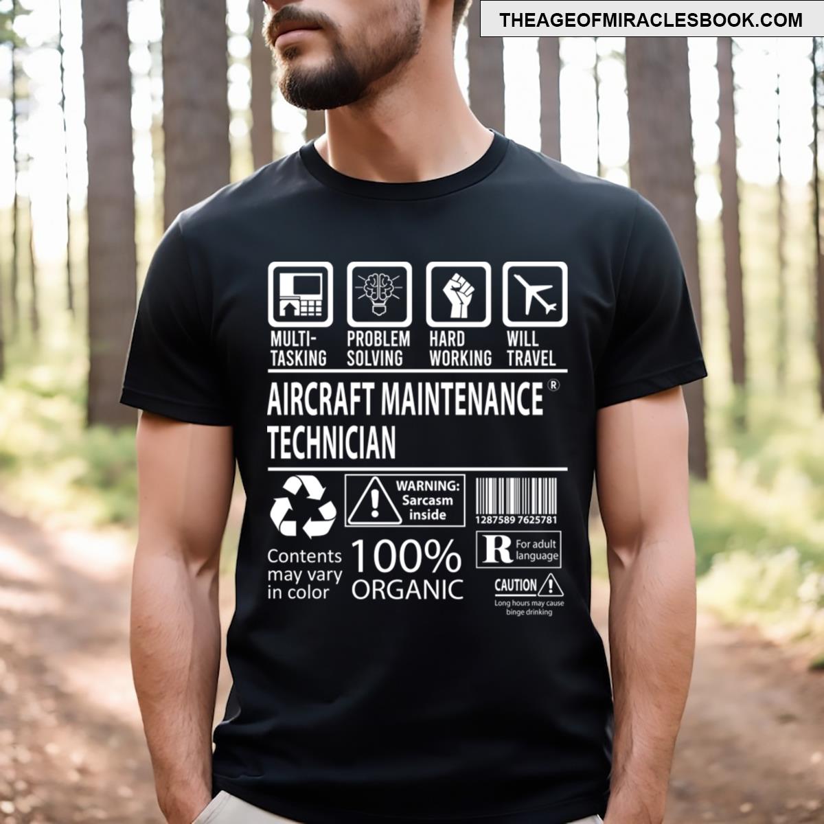 Aircraft Maintenance Technician Multitasking T-shirt