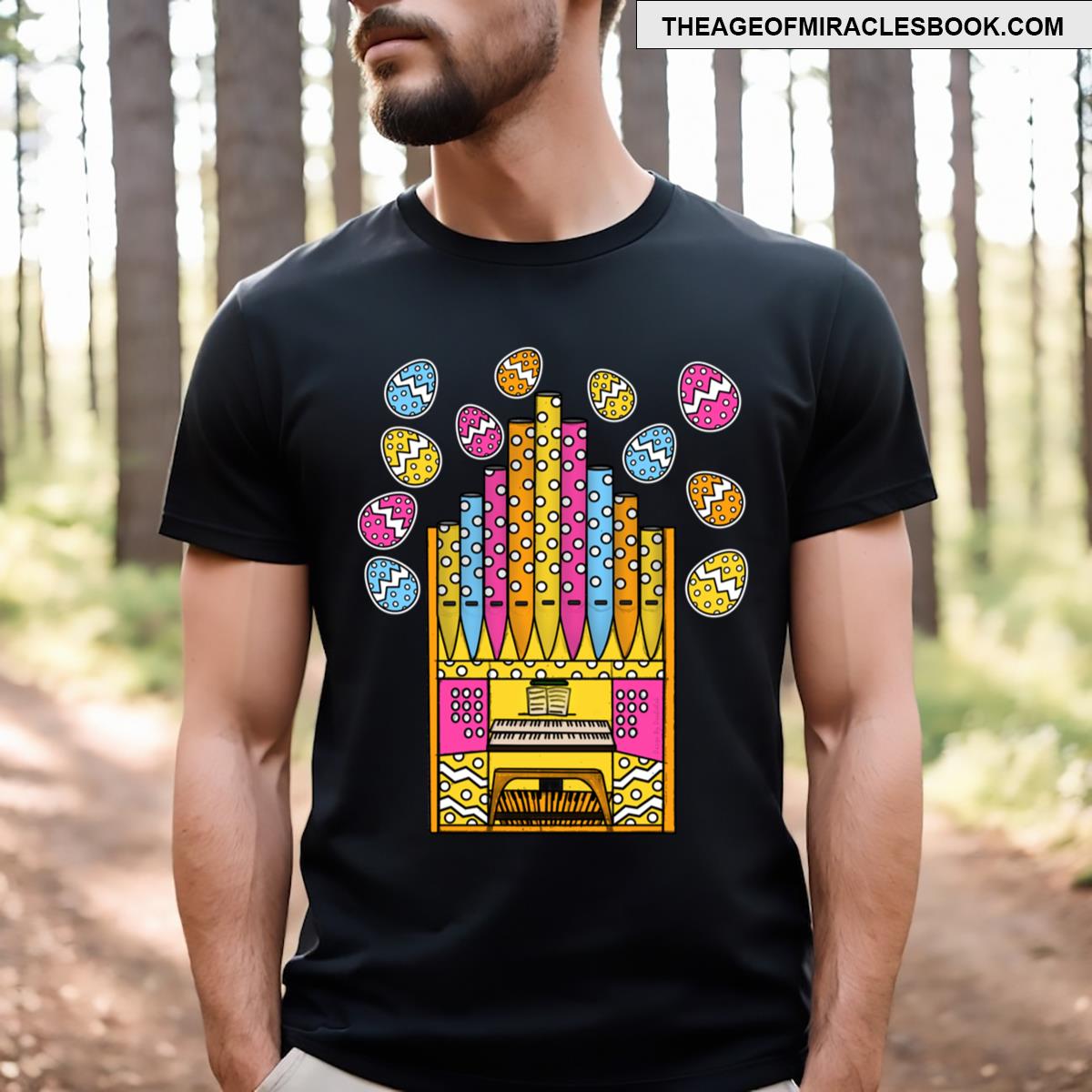 Easter Church Organ Organist T-shirt