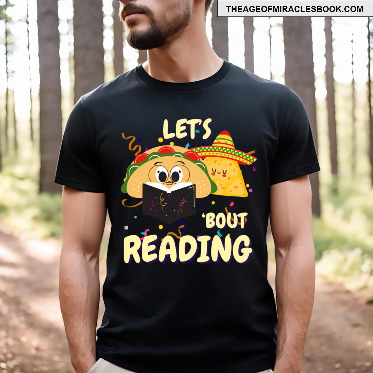 Lets Taco Bout Reading Teacher Student Back To School T-shirt