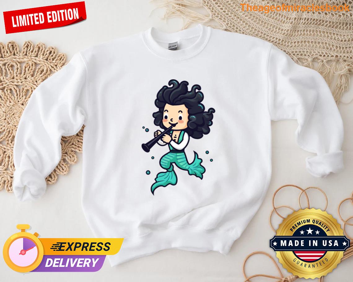 Chibi Merman Playing Clarinet T-shirt