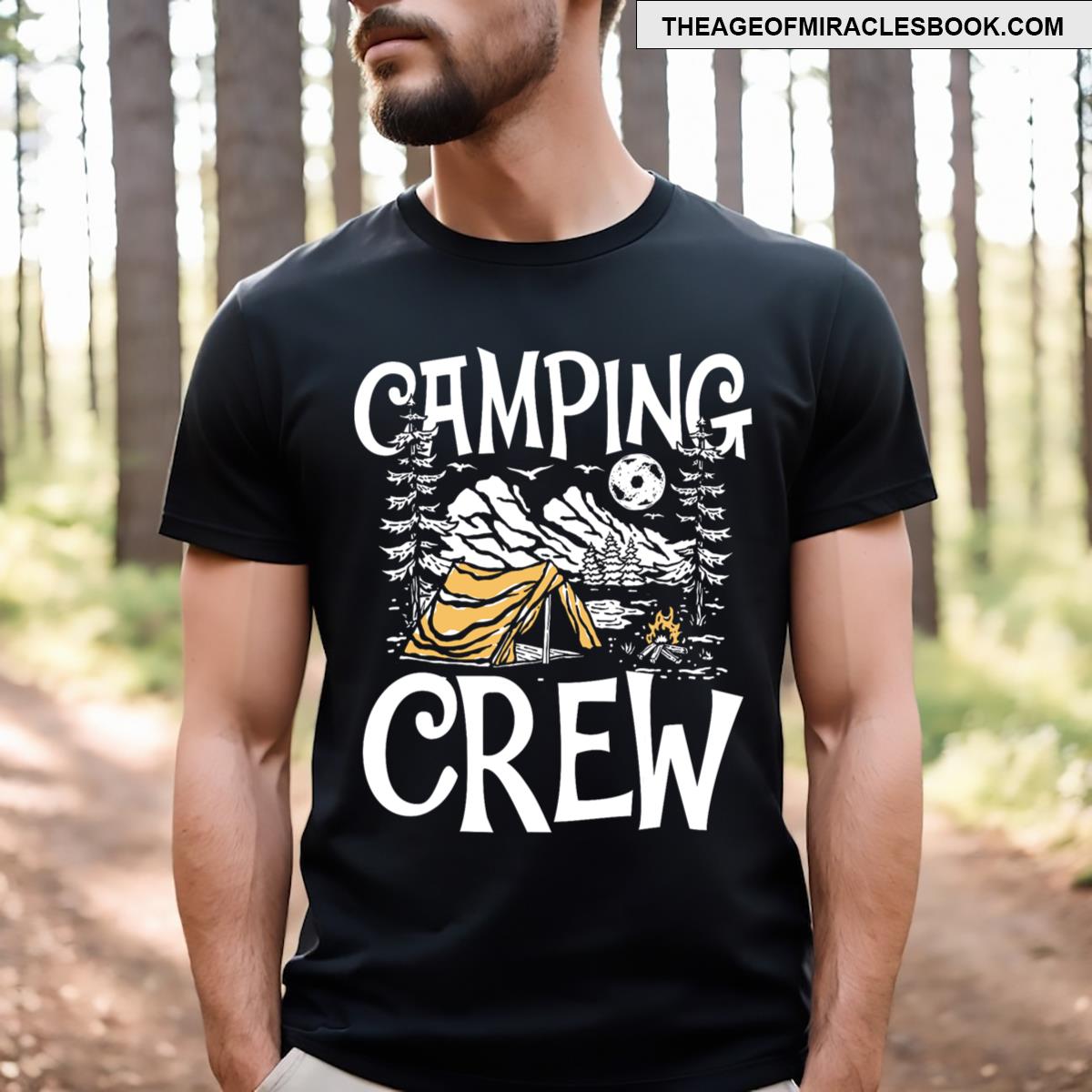 Camping Crew Tent Backpacking Squad T-shirt