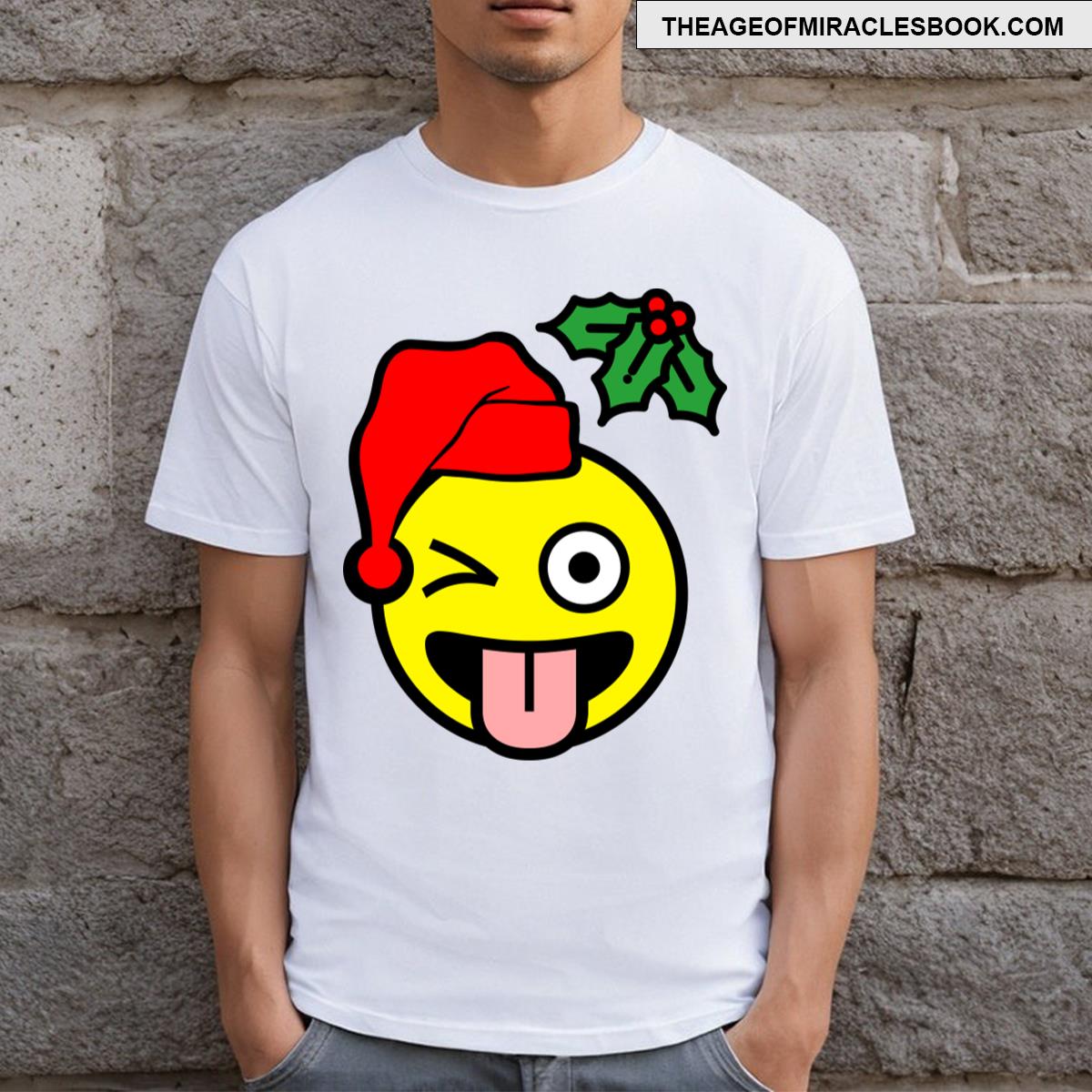Mistletoe Emoji T-shirt