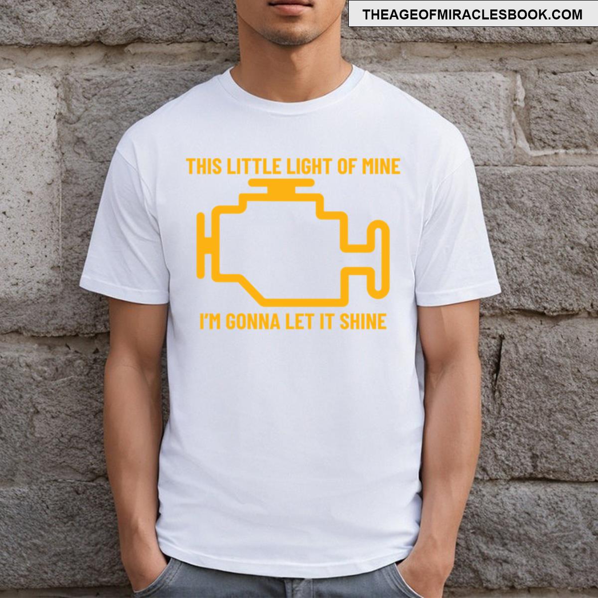 Funny Check Engine Light T-shirt
