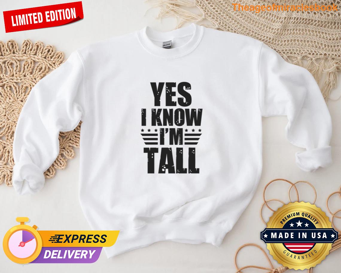 Tall Men's Quotes Funny Tall Men Humor Essential 3 T-shirt