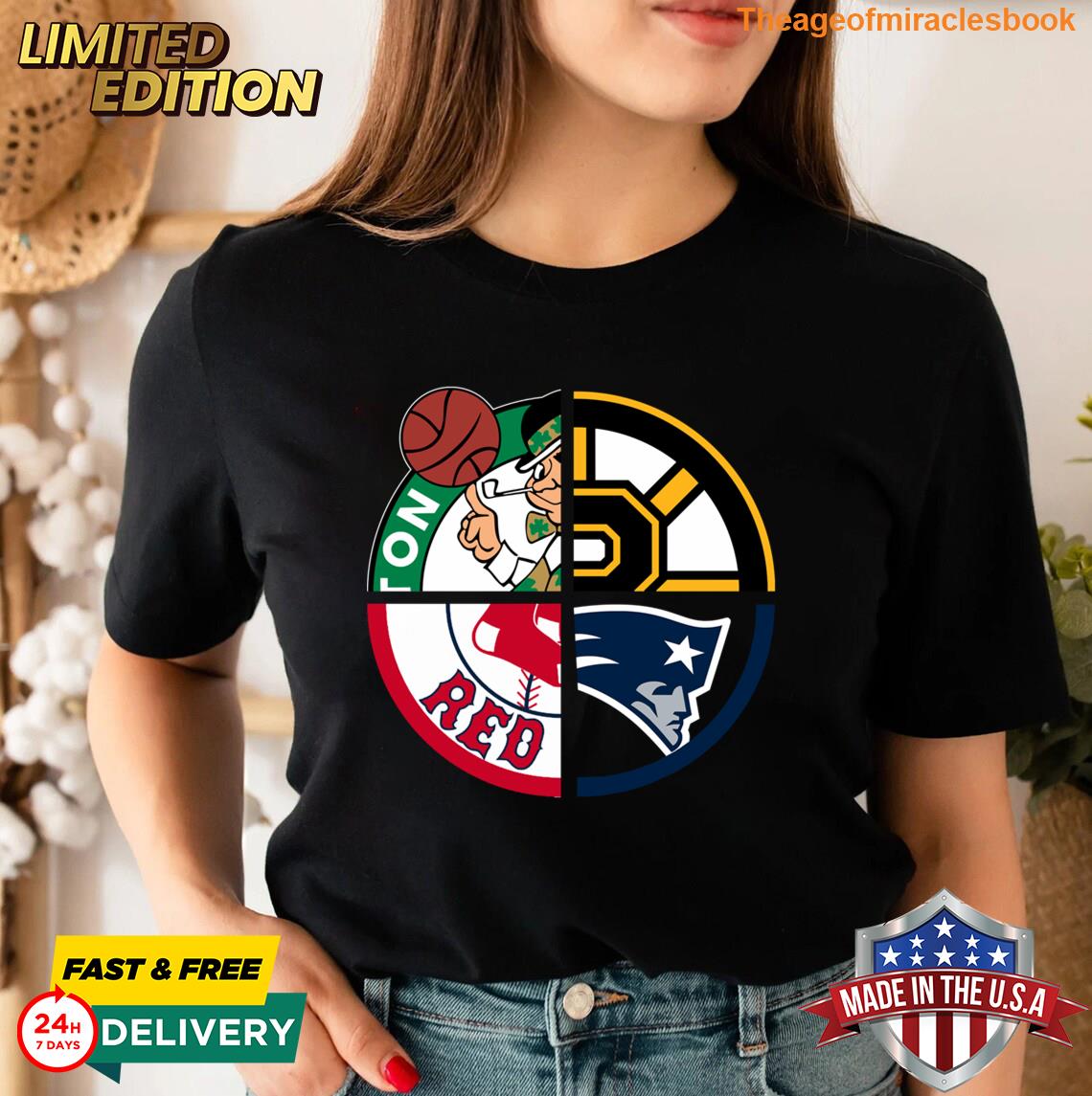 Boston Sports Sticker Essential T-shirt