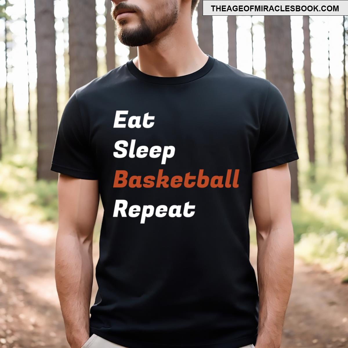 Eat Sleep Basketball Repeat T-shirt