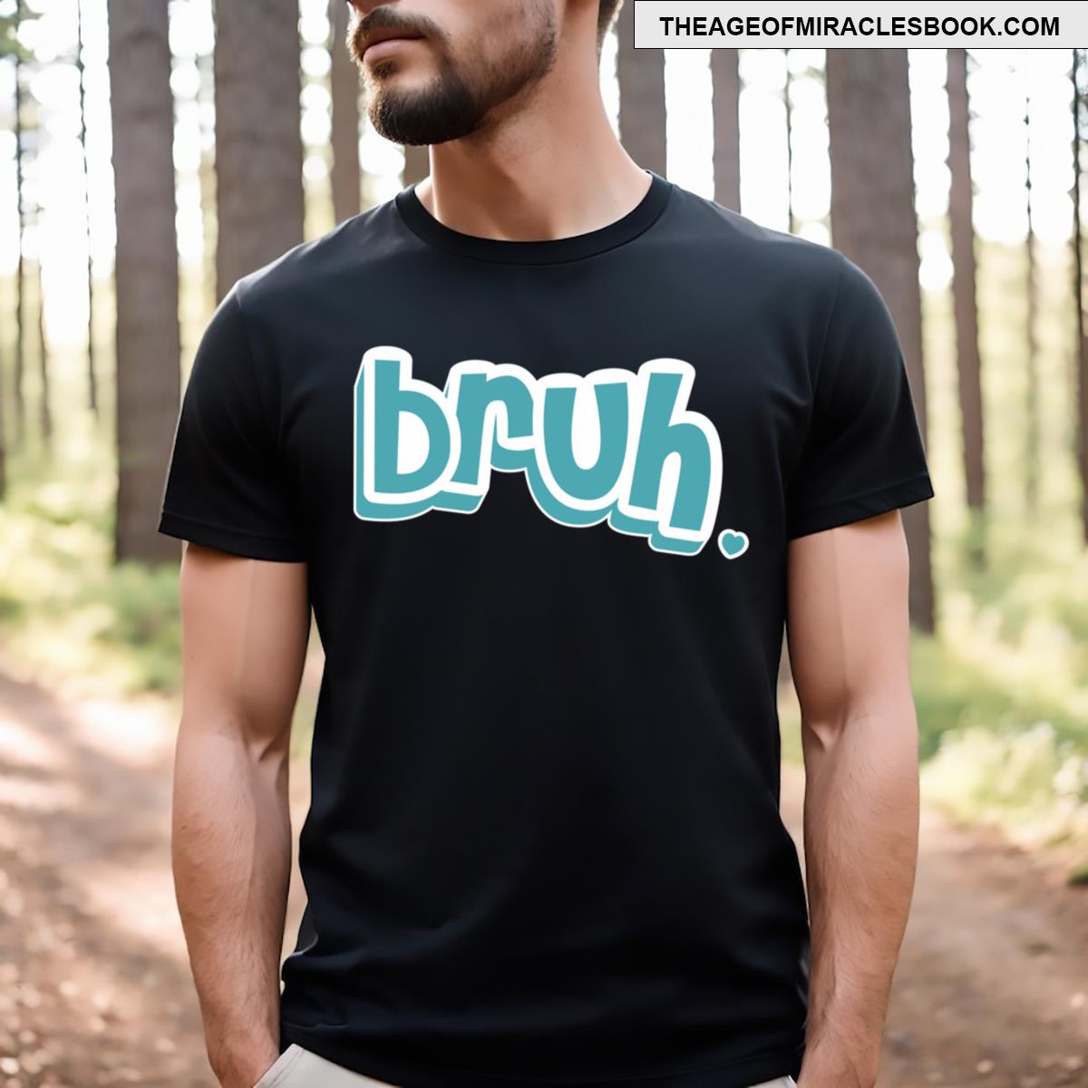 Bruh Meme Funny Saying Brother Greeting Teens Boys Men T-shirt