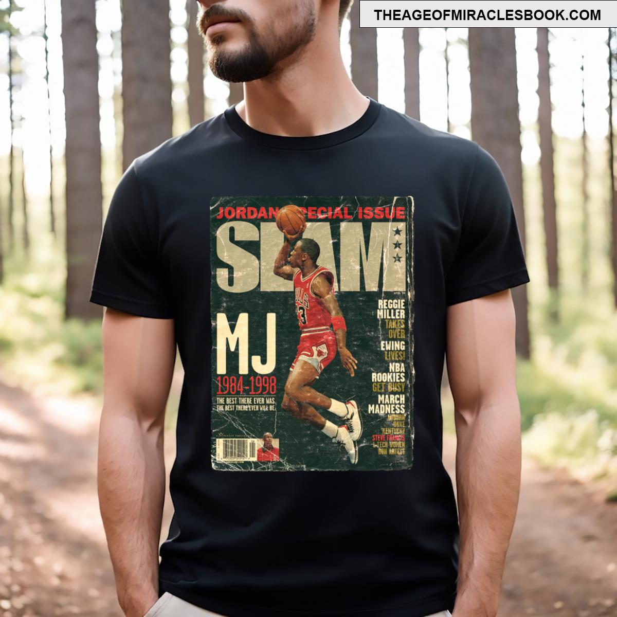 Cover Slam Jordan Dunk Mj 1984 998 T-shirt