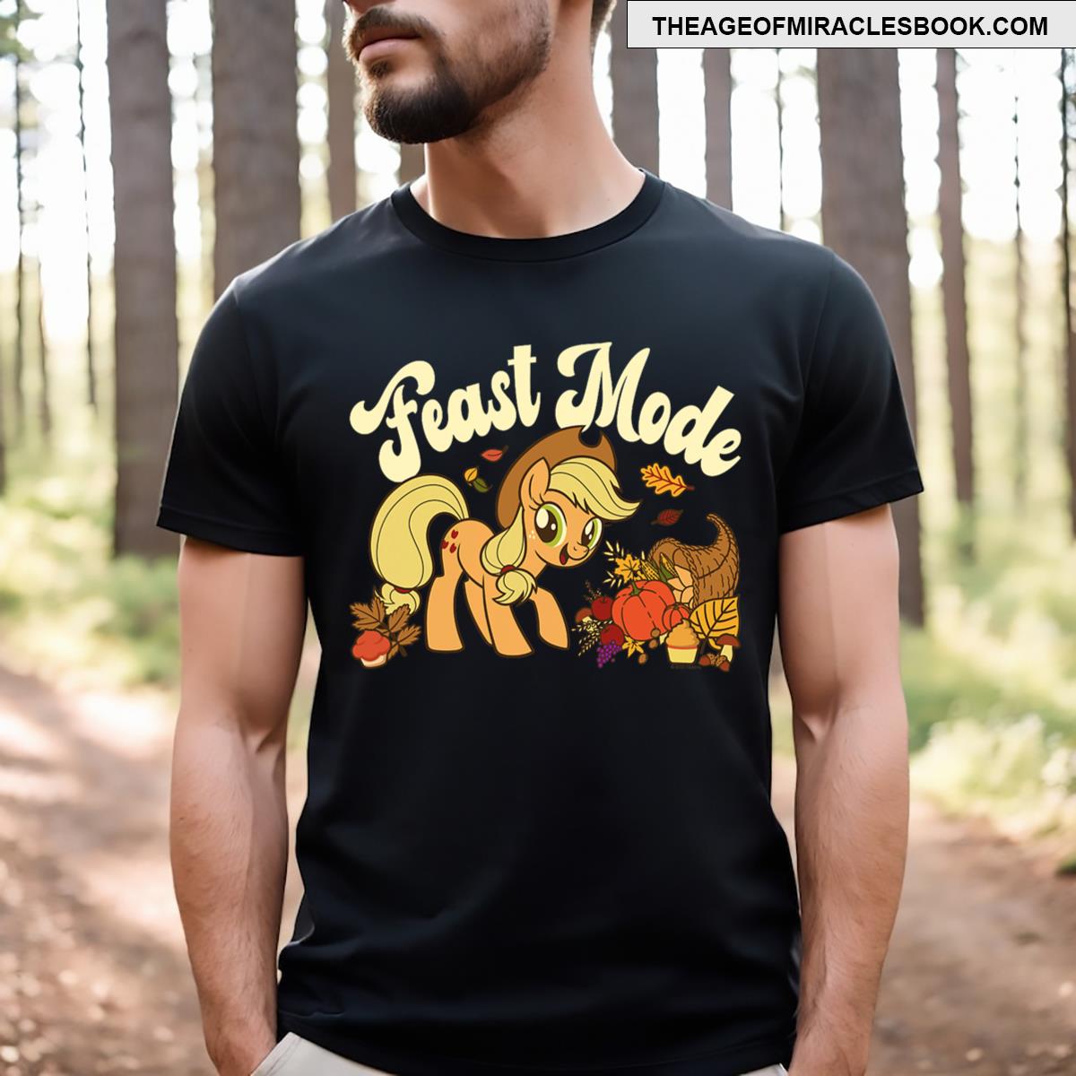 My Little Pony Friendship Is Magic Applejack Feast Mode T-shirt