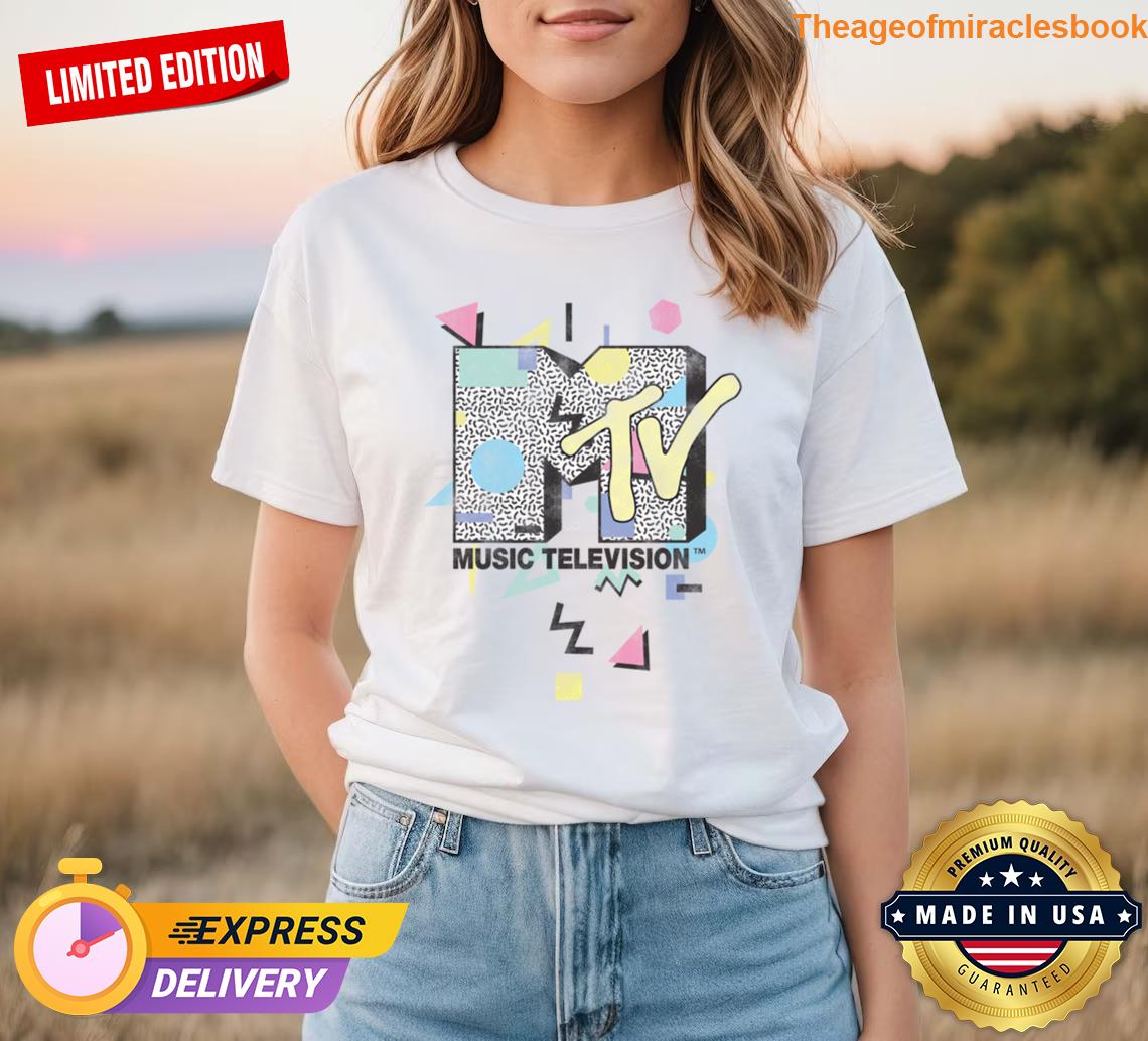 Mtv Retro Shapes 90s Design Logo T-shirt