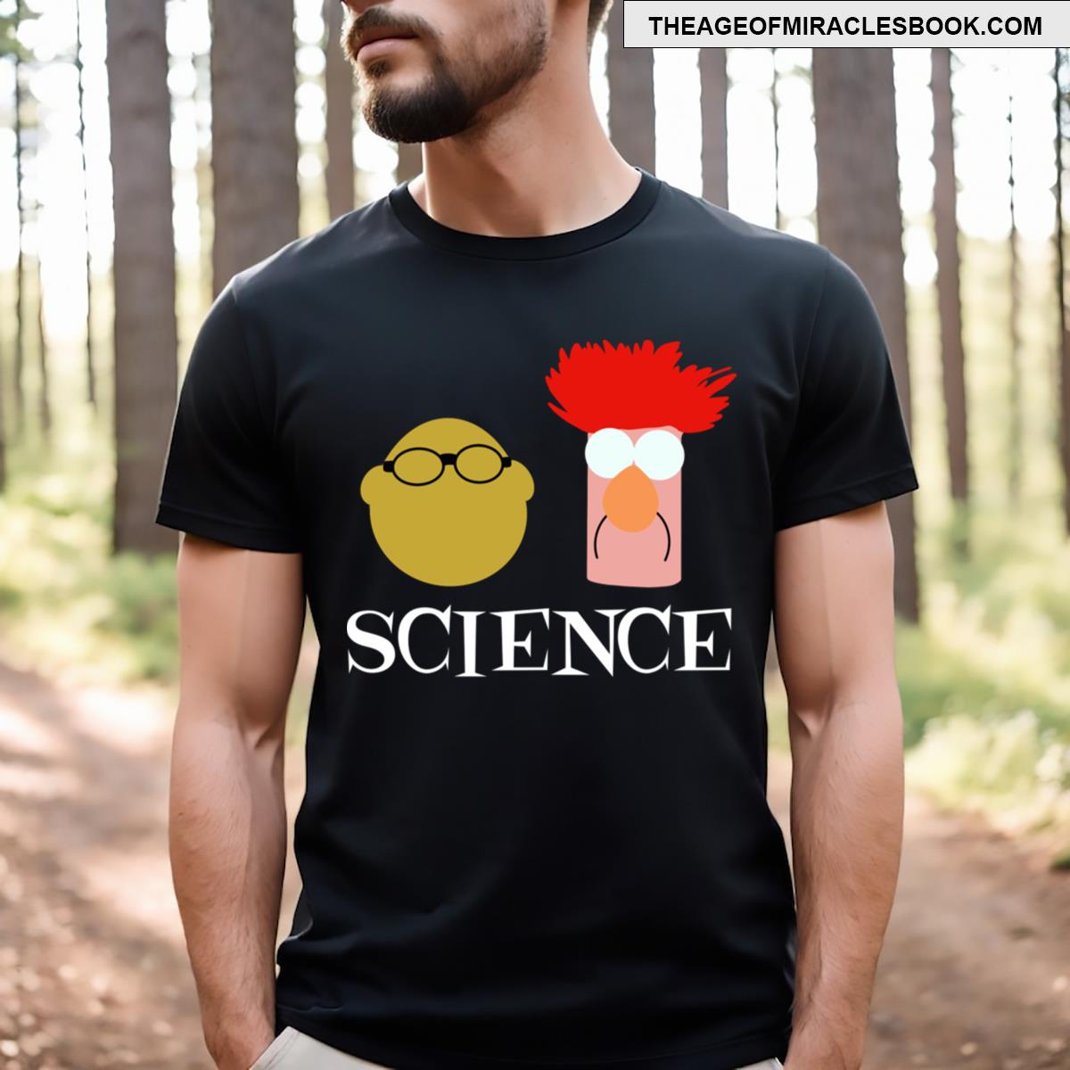 Science With Bunsen And Beaker T-shirt
