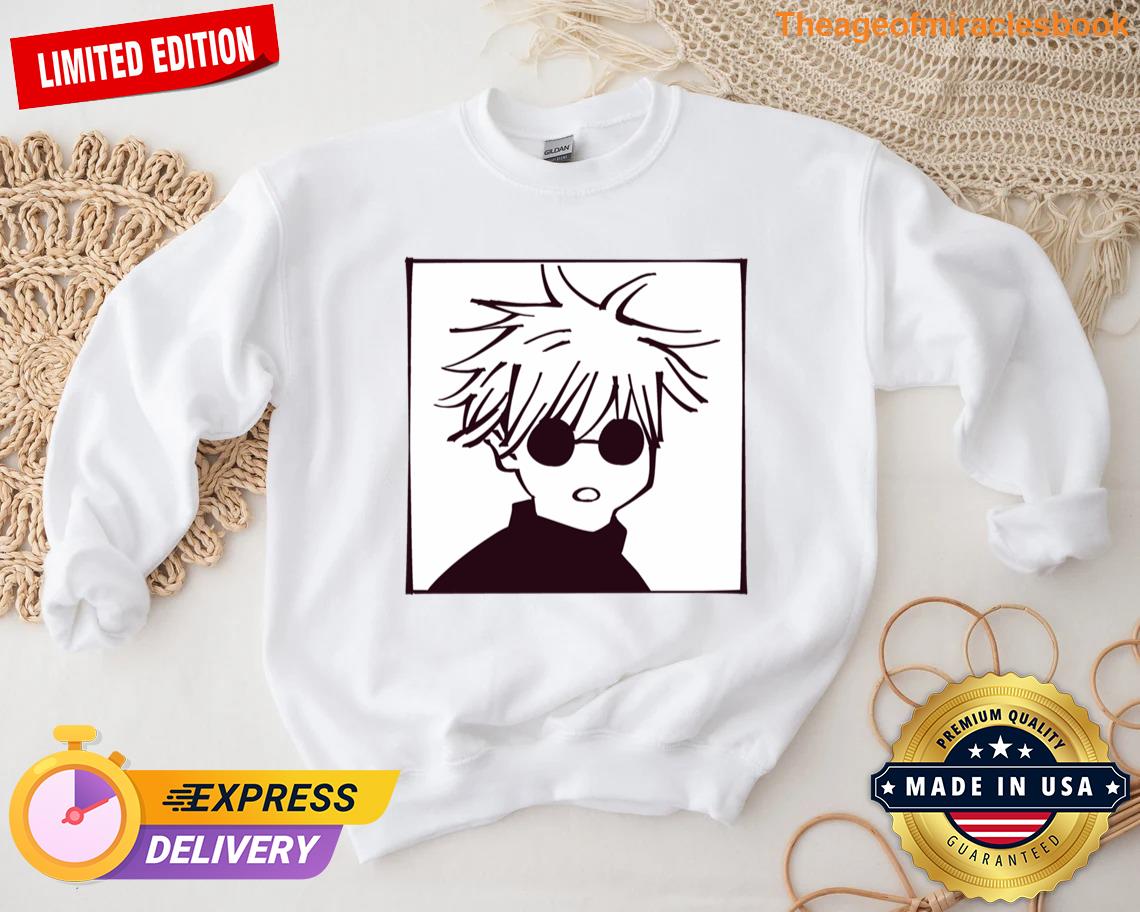 Gojo Satoru Chibi Manga Panel T-shirt