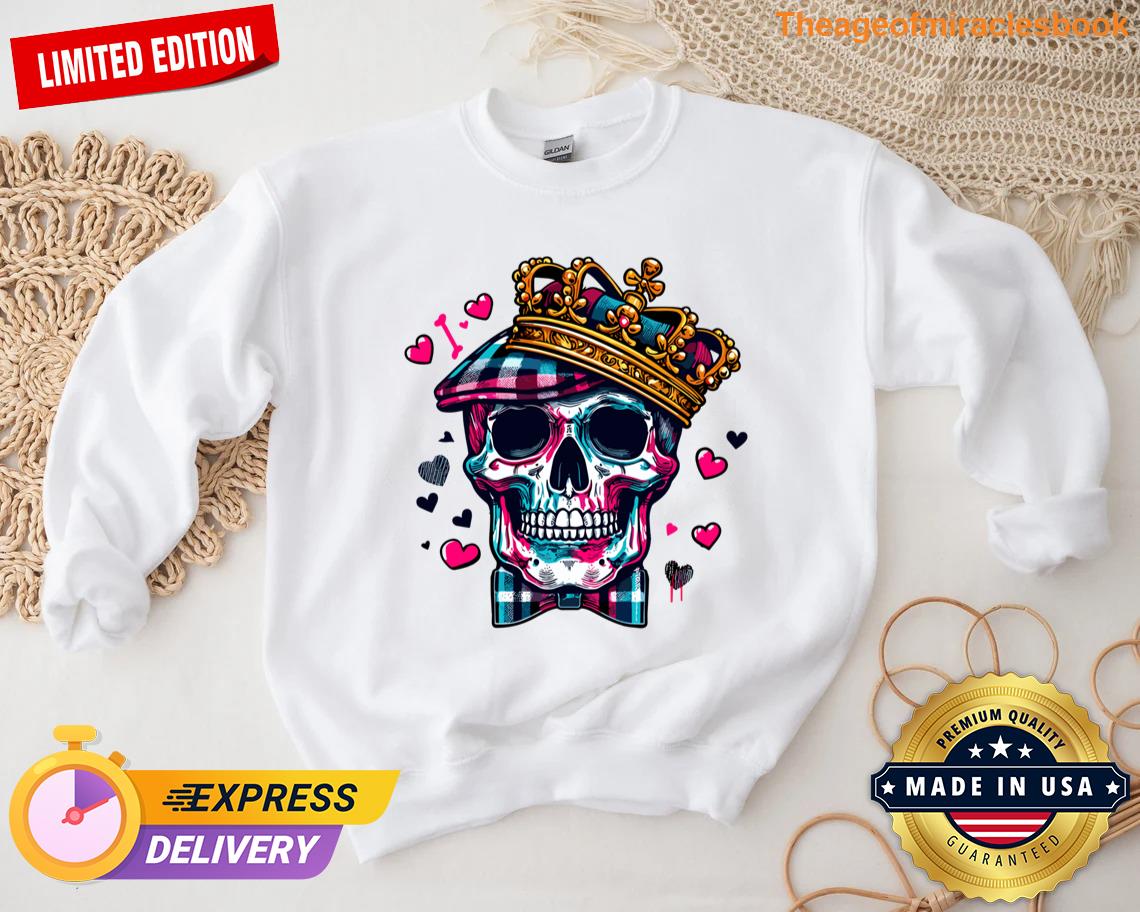 Preppy Skeleton Royal Heart Symphony T-shirt