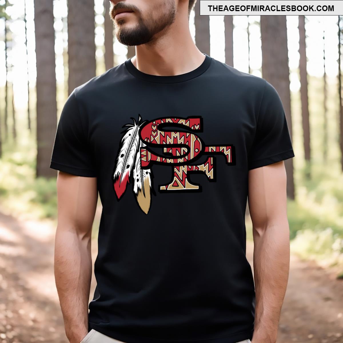 Native American 49ers Logo T-shirt